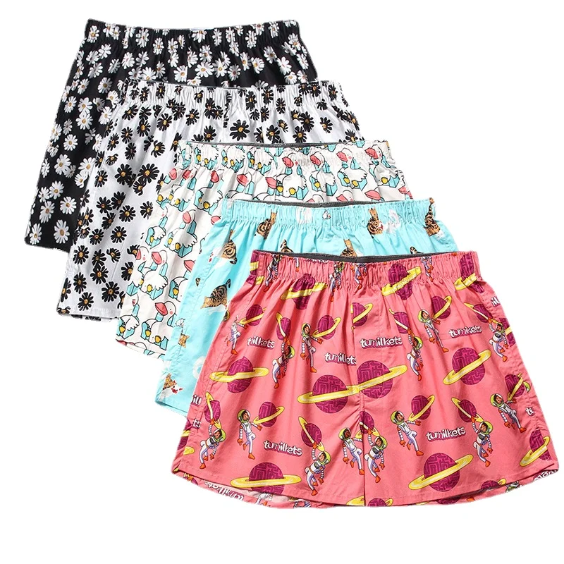 Haleychan 1pc Fashion Men Boxer Briefs Home Shorts Cotton Printed Arrow ...