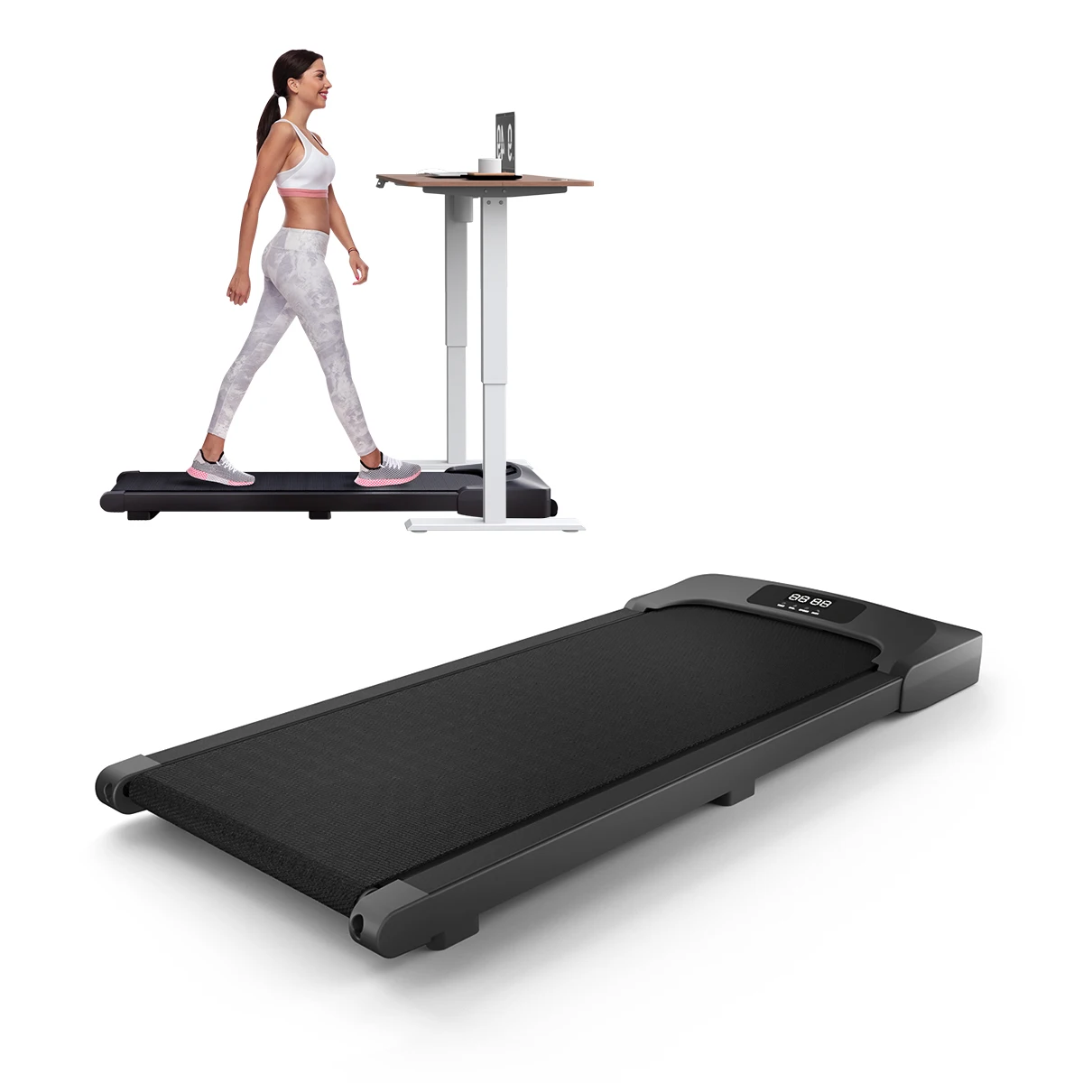 RELIFE-2-in-1-Under-Desk-Treadmill-Electric-Walking-Running-Machine ...