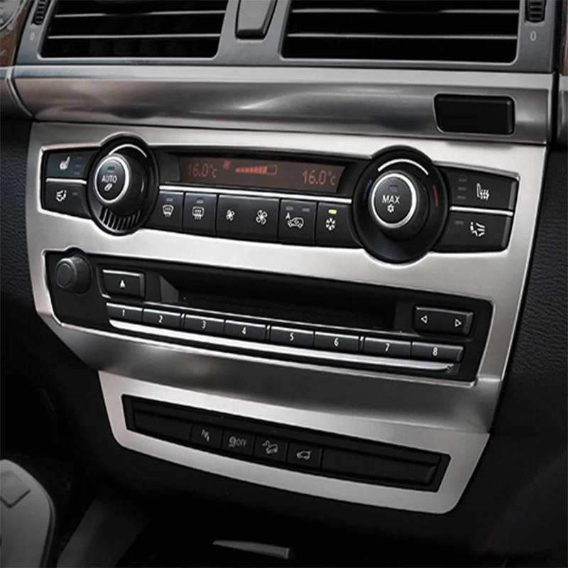 Car-Styling-Center-Console-Air-Conditioning-CD-Control-Panel-Decoration ...