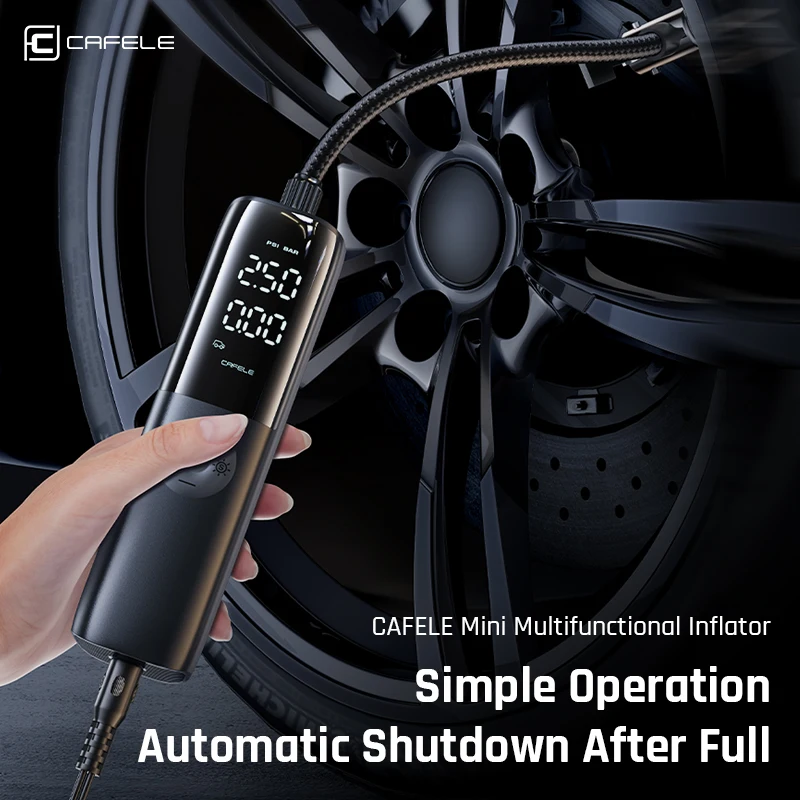 Cafele Car Air Compressor Portable Tire Air Pump Car Tire Air Injector ...