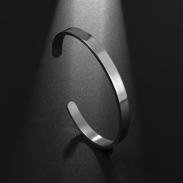 Bangle Bracelets Women Stainless Steel | Stainless Steel Cuff Bracelet ...