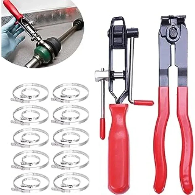 5-10-20Pcs-Universal-Stainless-Steel-Axle-CV-Joint-Boot-Crimp-Clamp-Kit ...