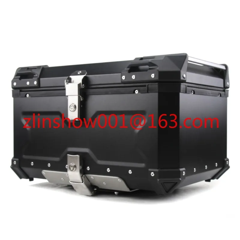80L 100L Motorcycle Top Box Aluminum Tail Box Motorcycle Top Case ...