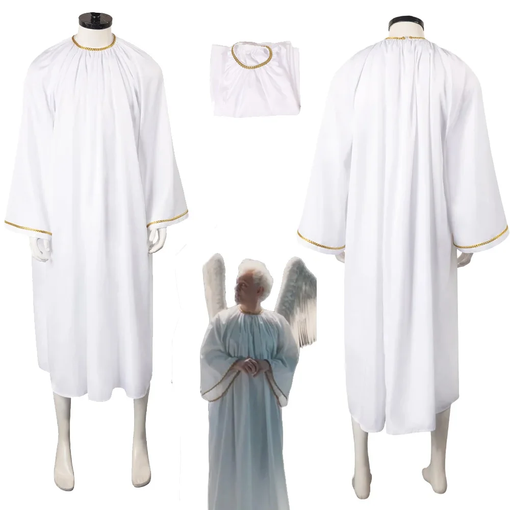 Good-Omens-Crowly-Angel-Aziraphale-Cosplay-Costume-Men-Women-Robe ...