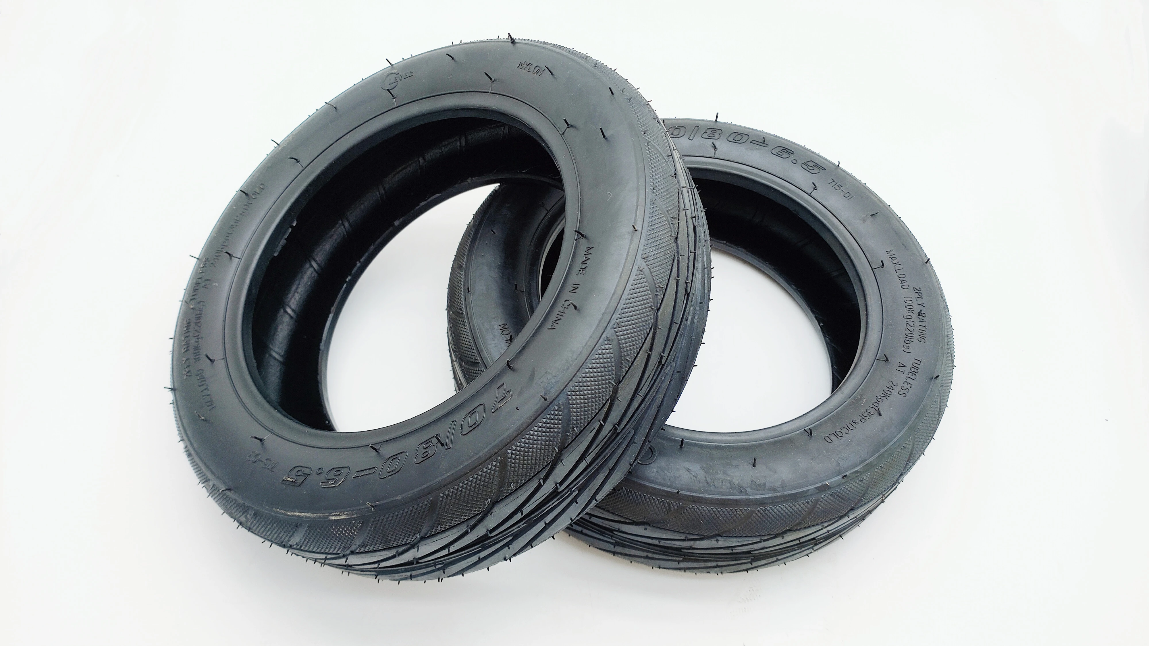 70/80 6.5 Tubeless Tire For Ninebot S PLUS Scooter Replacement Vacuum ...