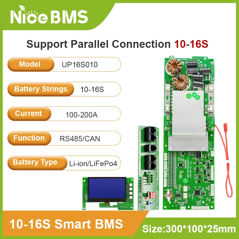 JBD BMS Inverter Energy Storage Smart Bms 16S 15S 14S 13S 12S 11S 10S ...