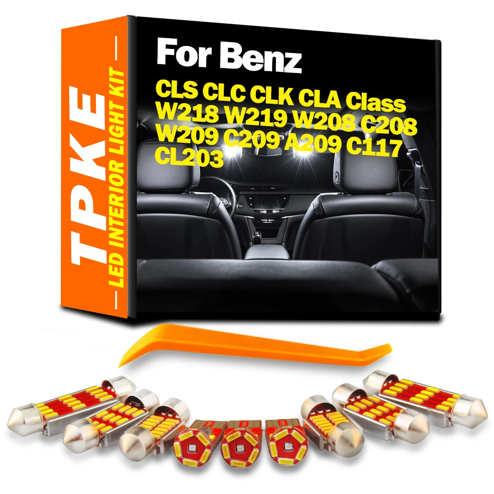 Kit de luz LED Interior Canbus para Mercedes Benz CLS CLC CLK CLA clase ...