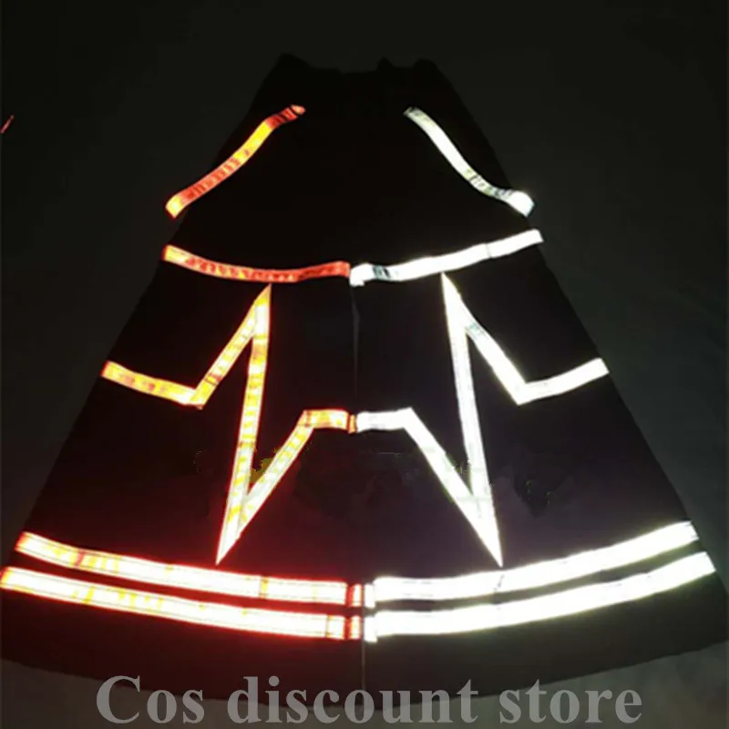 Hot-Ghost-Walk-Fluorescent-Dance-Pants-Reflective-Shuffle-Bell-bottoms ...