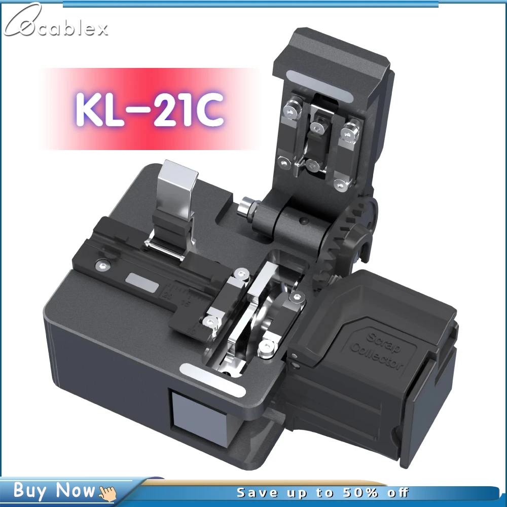 Original JILONG KL-21C Optical Fiber Cleaver Fibre Optique Cleaver Cutter cutting machine FTTX ...