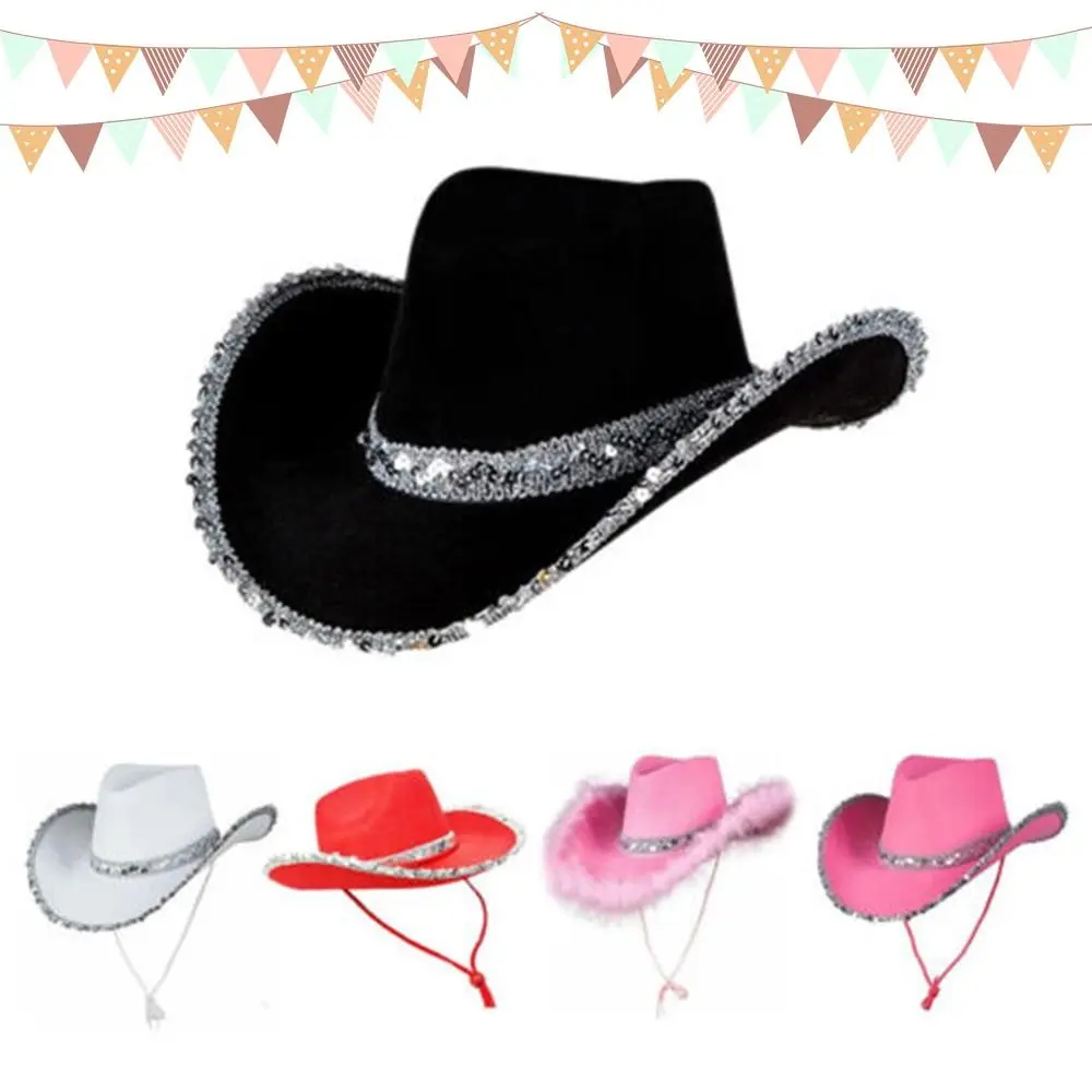 Funny Costume Party Women Cowboy Cosplay Bachelorette Party Hats Cowboy ...