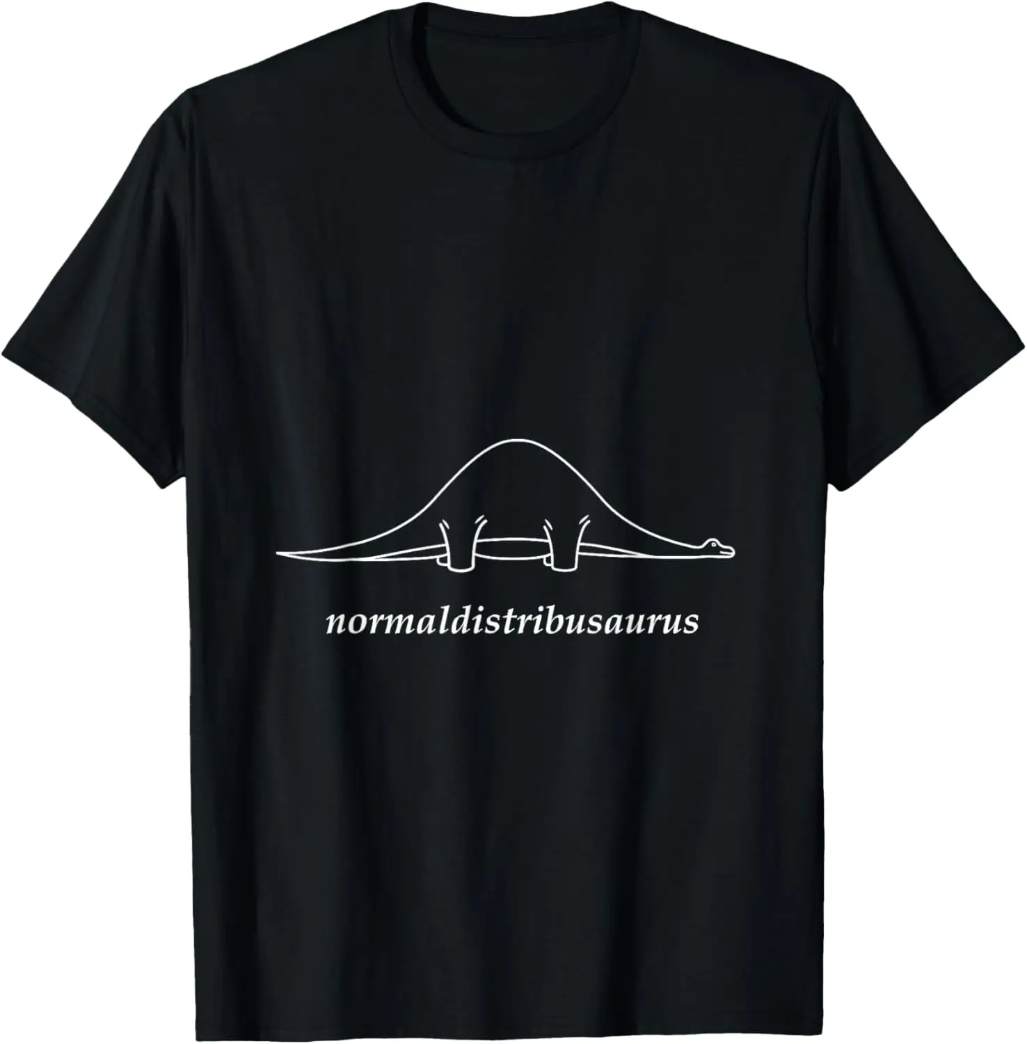 Math Statistics Normal Distribution Dinosaur Geek Tshirt Print Original ...