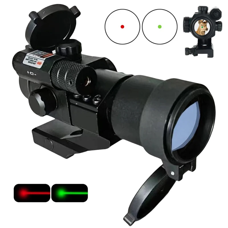 M3-Sight-Red-DotTactical-Reflex-Riflescope-with-Red-Green-Laser-Optical ...