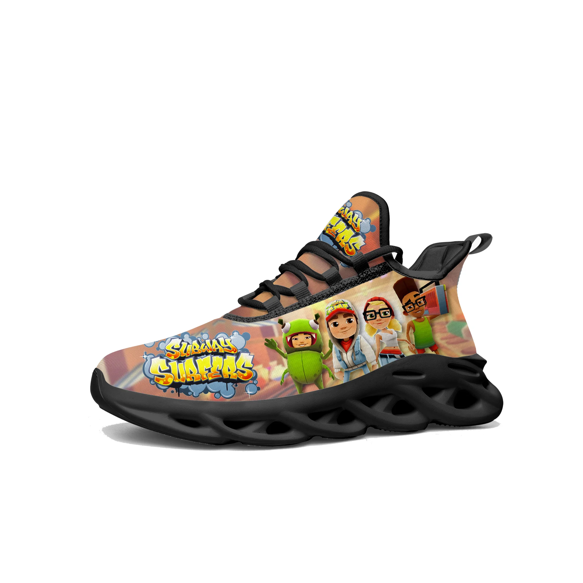 Anime-Cartoon-Game-Subway-Surfers-Flats-Sneakers-Men-Women-Teenager ...
