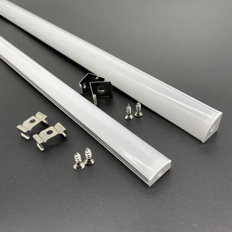 1-30Pcs/Lot 50cm Perfil Aluminio Led Corner Aluminium Profile Channel ...