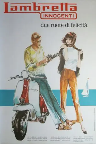 Lambretta-Innocenti-Advert-Vintage-Retro-style-Metal-Sign-garage-shed ...