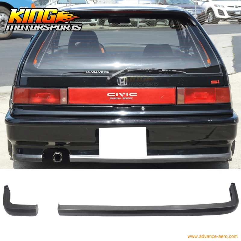 Fit สำหรับ88 91 Honda Civic EF9 2DR 3DR Hatchback สไตล์ IK ด้านหลังสปอย ...