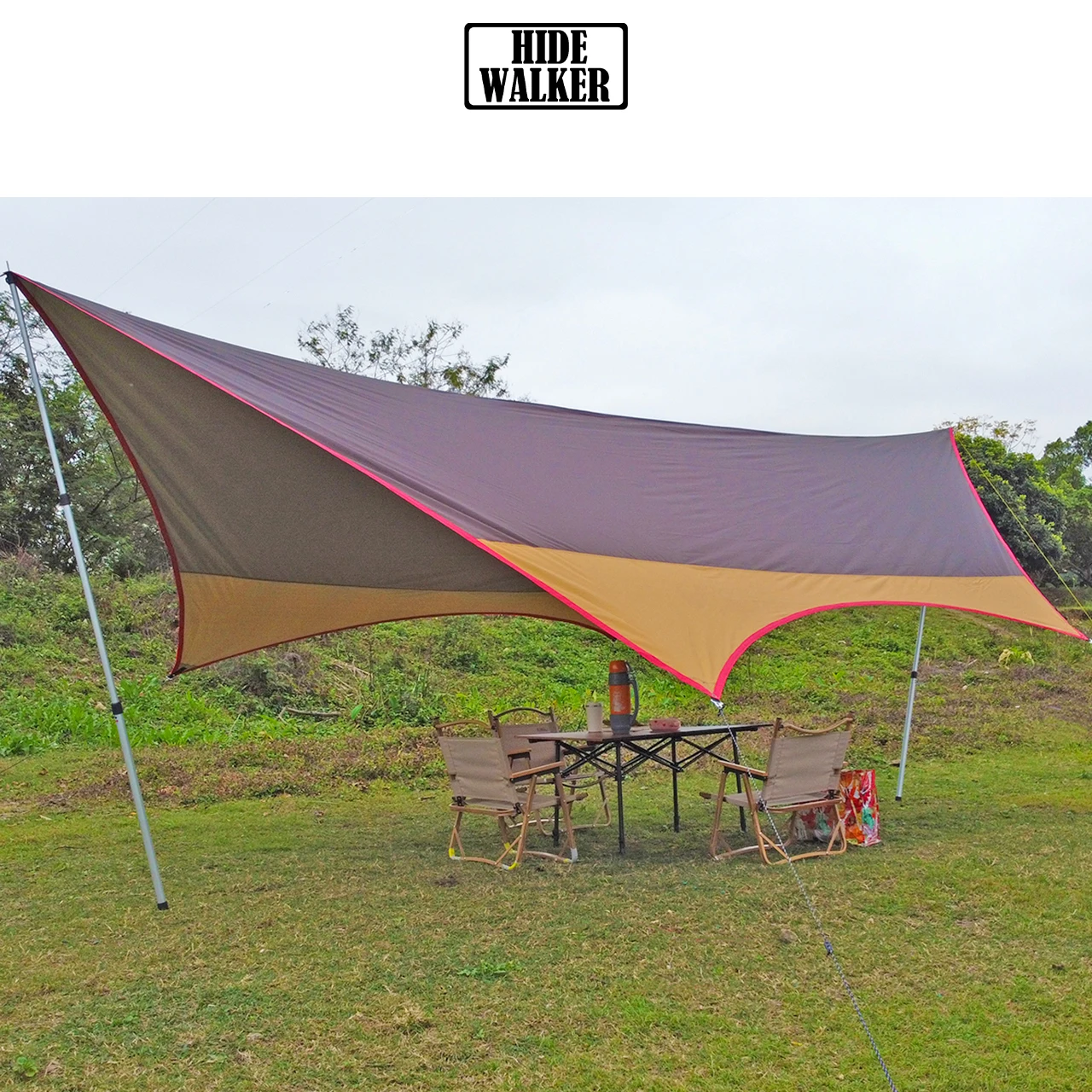 Large-Butterfly-Shape-Camping-Tarp-Acampamento-ao-ar-livre-Sun-Shelter ...