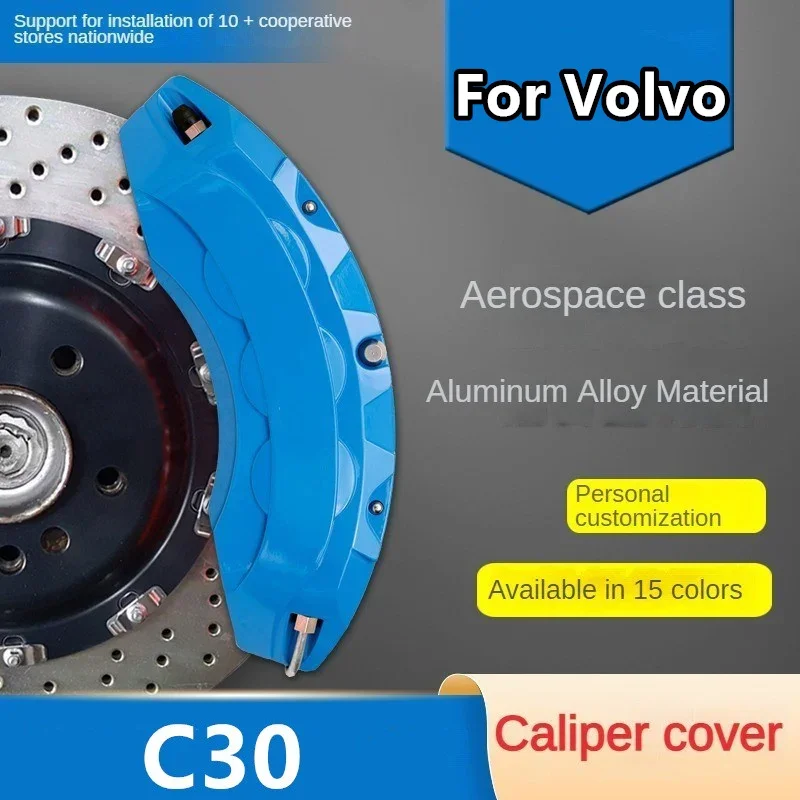 For-Volvo-C30-Aluminum-Car-Brake-Caliper-Cover-2-4i-R-design-2-5-T5 ...