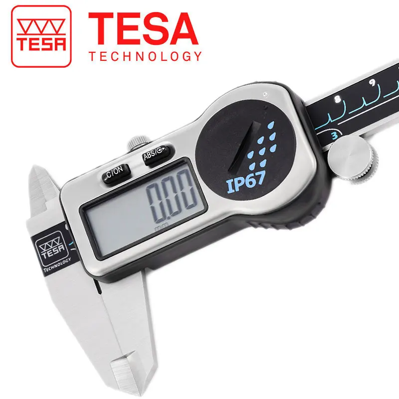 Swiss TESA caliper 00530319 00530320 00530321 (0-150mm) digital caliper ...