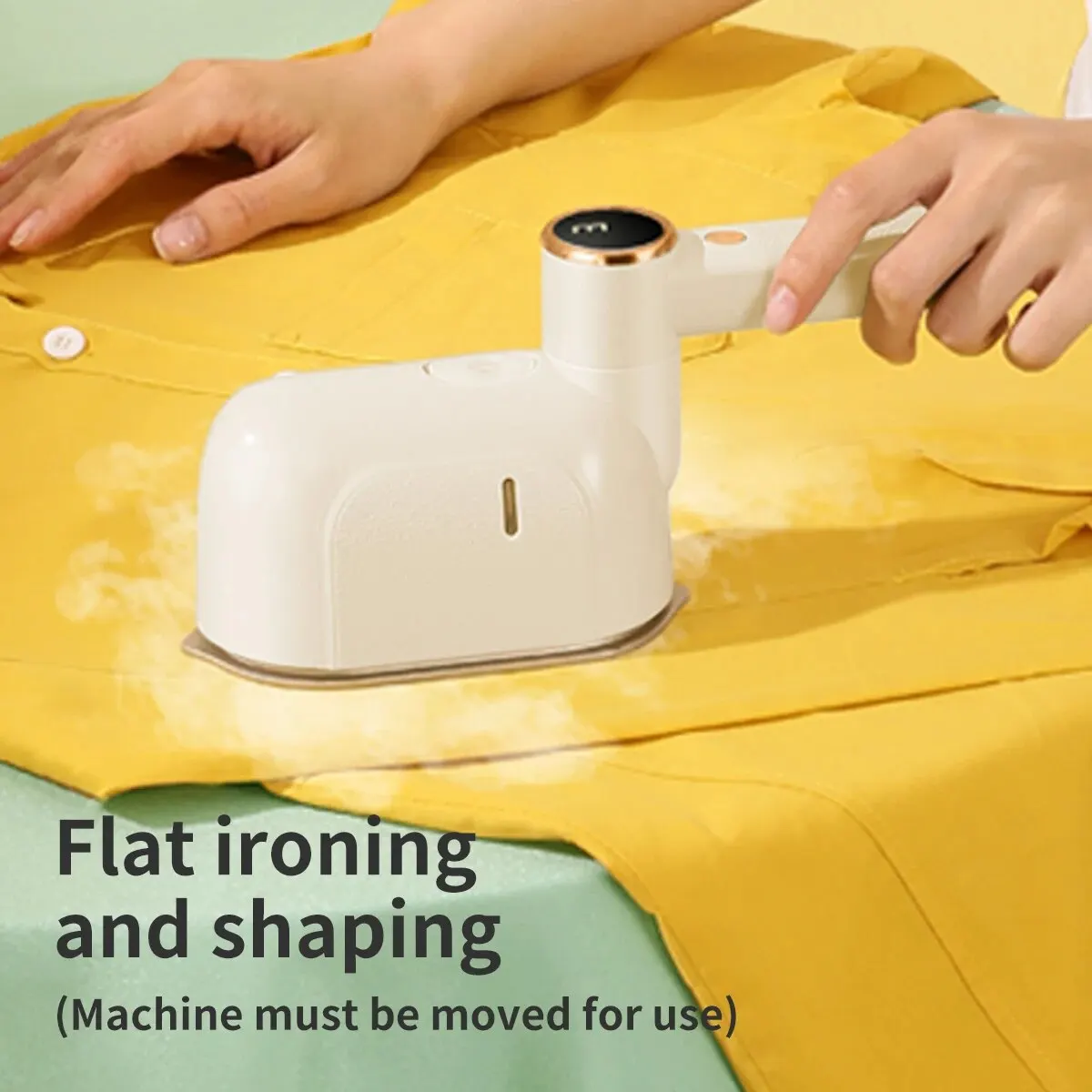 Hand-held-Steam-Rotary-Electric-Iron-Fast-Setting-No-Damage-To-Clothing ...