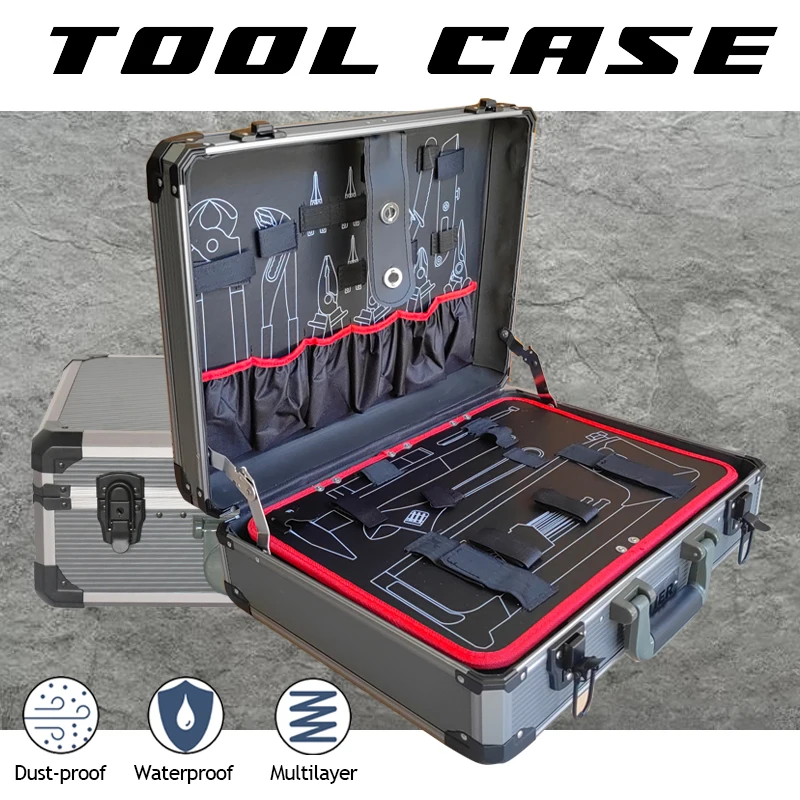 Aluminium-Gereedschapskoffer-Outdoor-Voertuigkit-Gereedschapskist ...