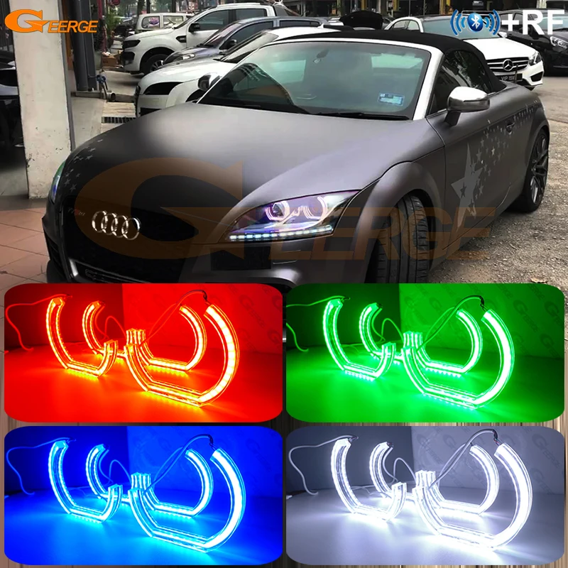 For-AUDI-TT-Mk2-8J-2006-2013-2014-RF-Remote-Bluetooth-APP-Multi-Color ...