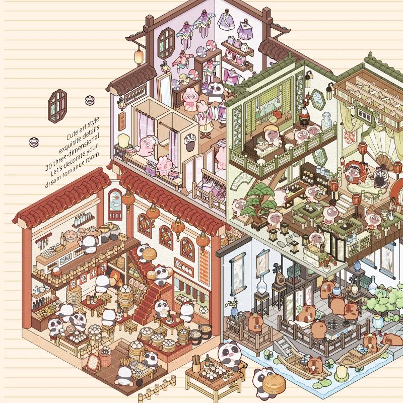 Mr-Paper-4Style-2Pcs-bag-Storage-Landscaping-Stickers-DIY-Handbook ...