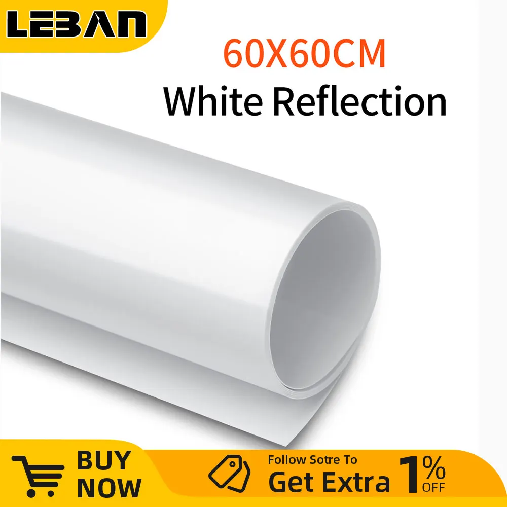 60X60cm-24-24inch-White-Matte-Reflection-PVC-Photo-Photography-Seamless ...
