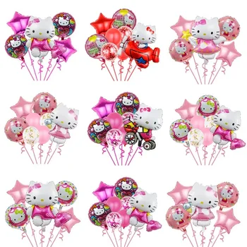 New Hello Kitty cartoon animal shaped birthday party decoration balloon