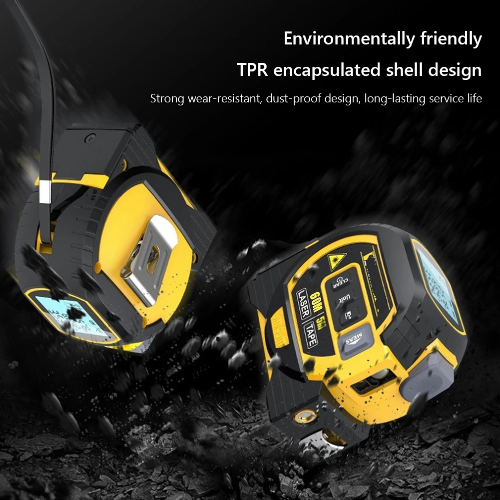 3-in-1 Almighty Ruler LED Display Digital Tape Measure Multi-Function ...