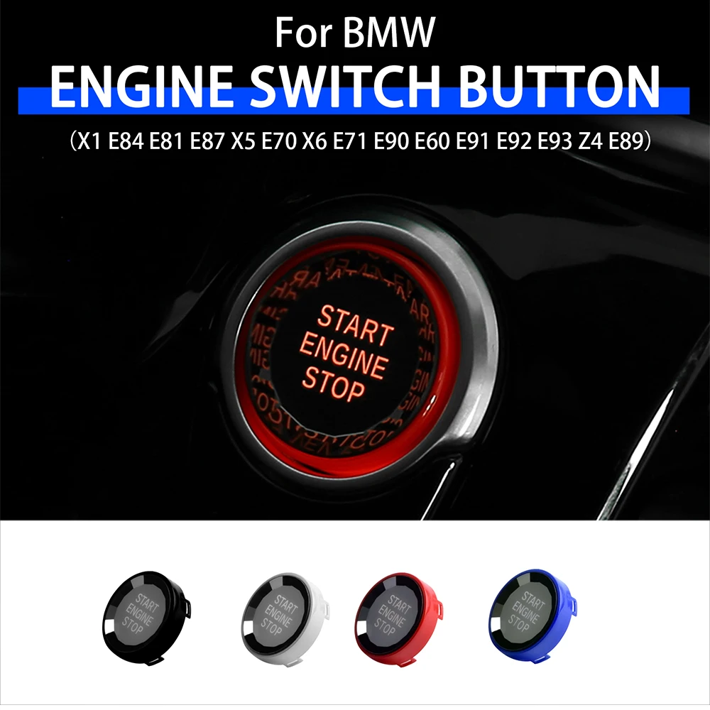 Car-Engine-Start-Stop-Switch-Button-Sticker-Interior-Trim-For-BMW-X1 ...