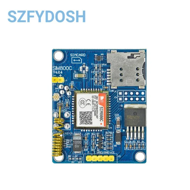 SIM800C GSM/GPRS Development Board Module SIM800 Core Board Quad-band ...