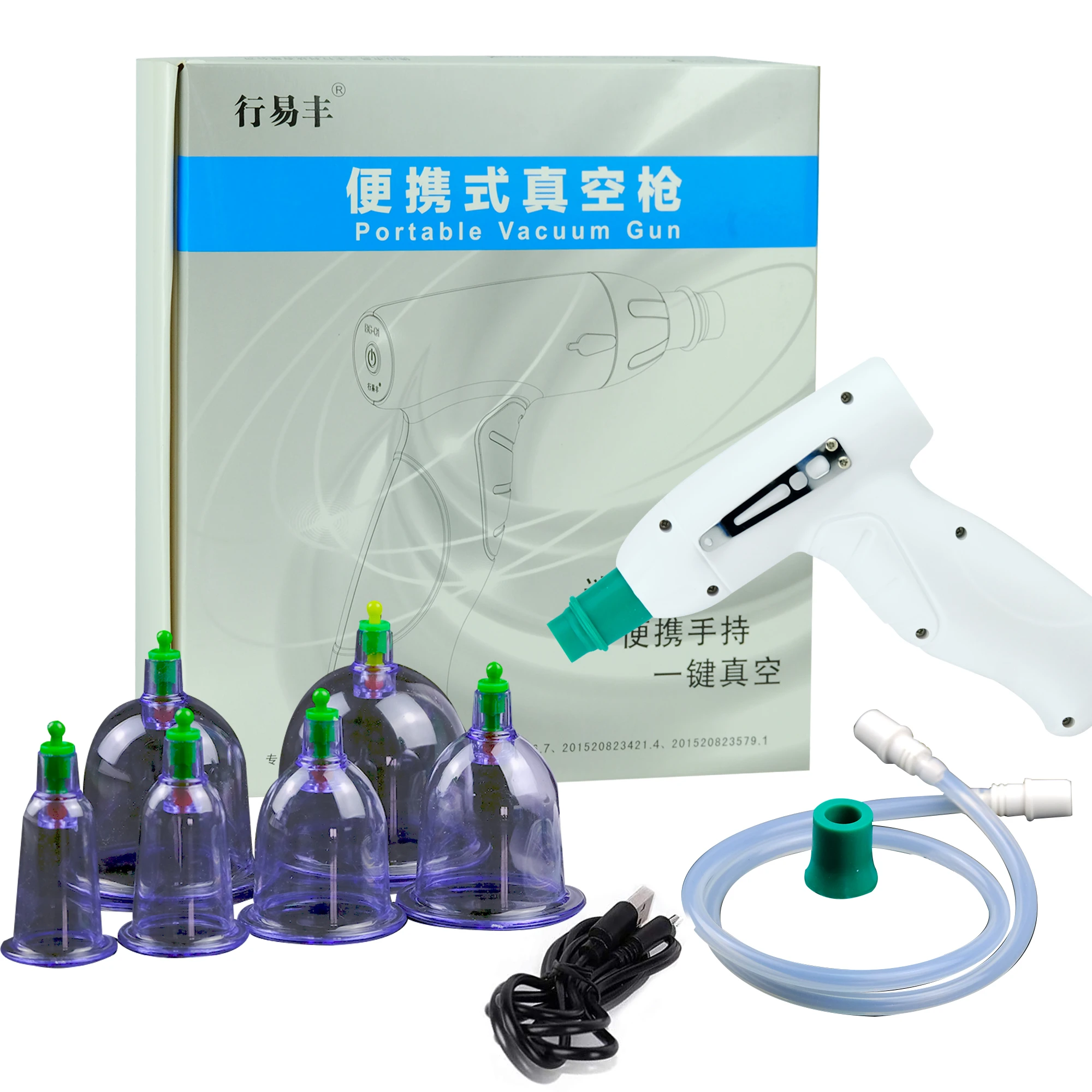 6pcs Cupping Sets,Portable Electric Cupping Therapy Set Machine with ...