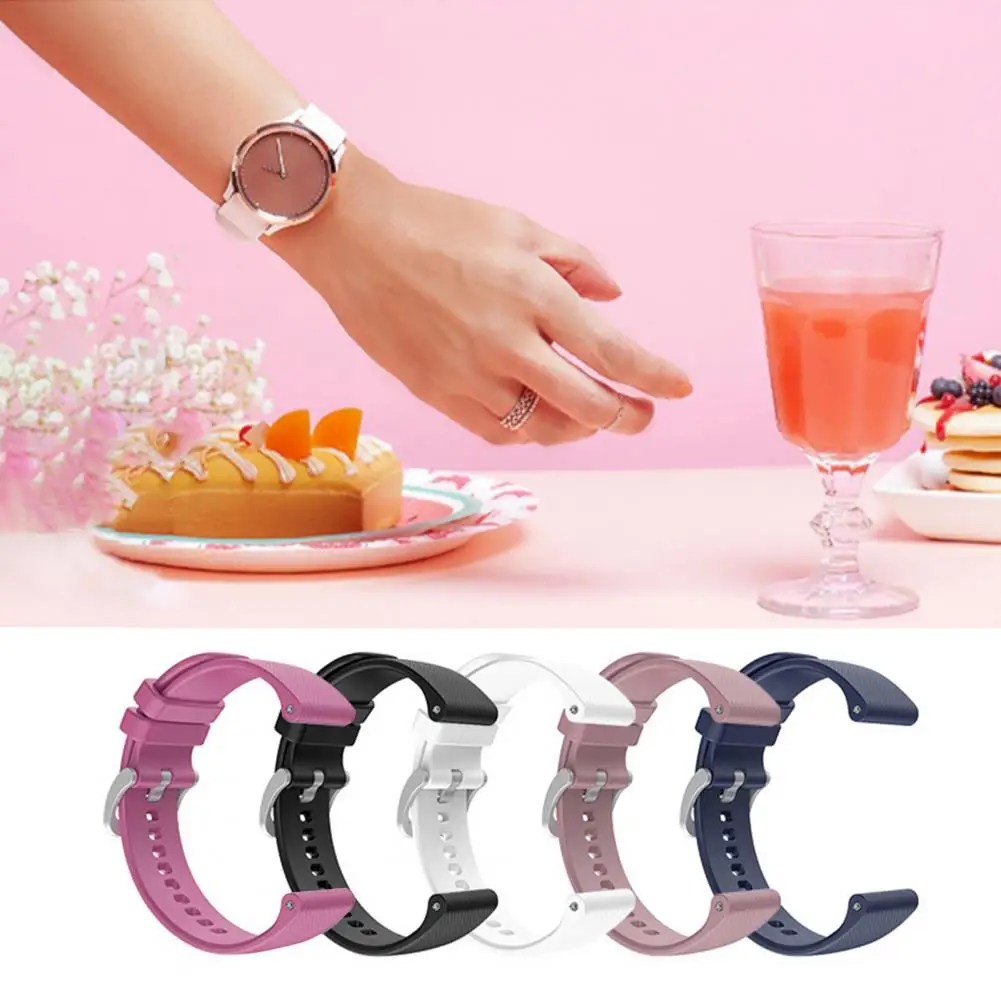 Lightweight-Simple-20mm-22mm-Silicone-Watch-Band-Strap-Plaid-Watch-Band ...
