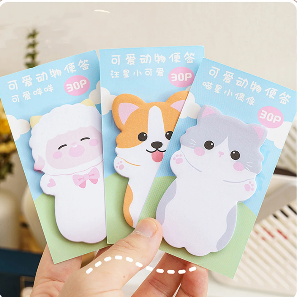 1-Pieces-Lytwtw-s-Lovely-Animal-Rabbit-Bear-Dog-Sticky-Notes-Memo-Pad ...