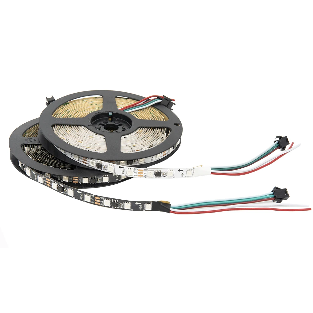 12-24V-WS2811-Highlight-Led-Strip-Addressable-5050SMD-RGB-Led-Tape-Rope ...