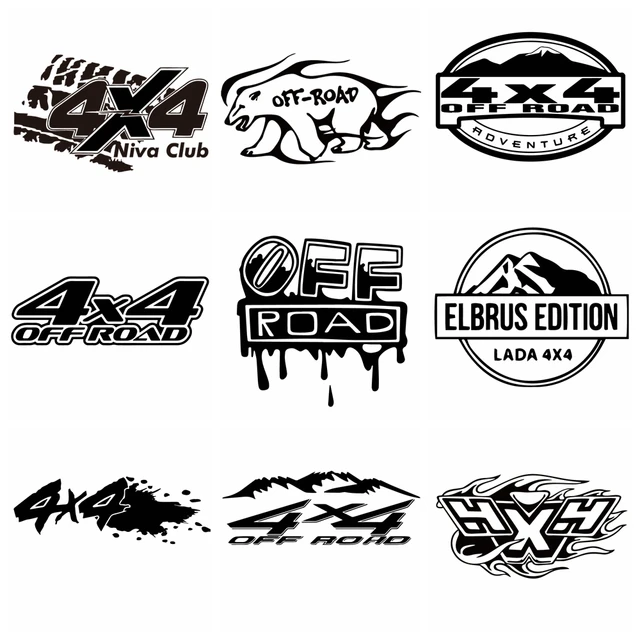 4x4 Off Road Logo Vector