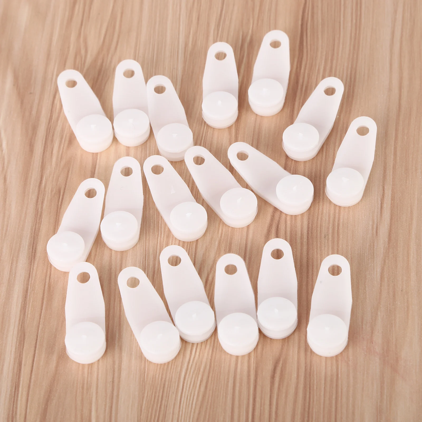 100Pcs Plastic Snap-in Traverse Rod Slides Replacements Curtain Track ...