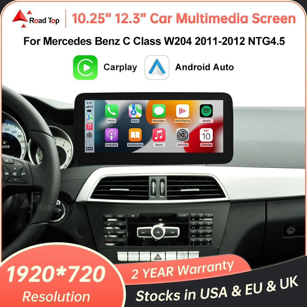 1920-720-Linux-Multimedia-Display-Screen-Wireless-Apple-CarPlay-Android ...