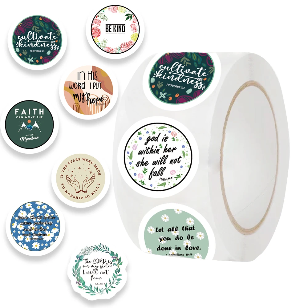 500pcs-Bible-Motivational-Phrases-Cartoon-Stickers-Jesus-Inspiration ...