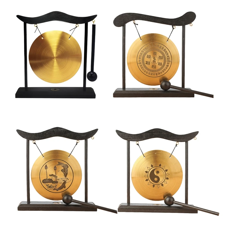 Mini-Desktop-Gong-Table-Wind-Chime-Percussion-Instrument-Cymbals-Gongs ...