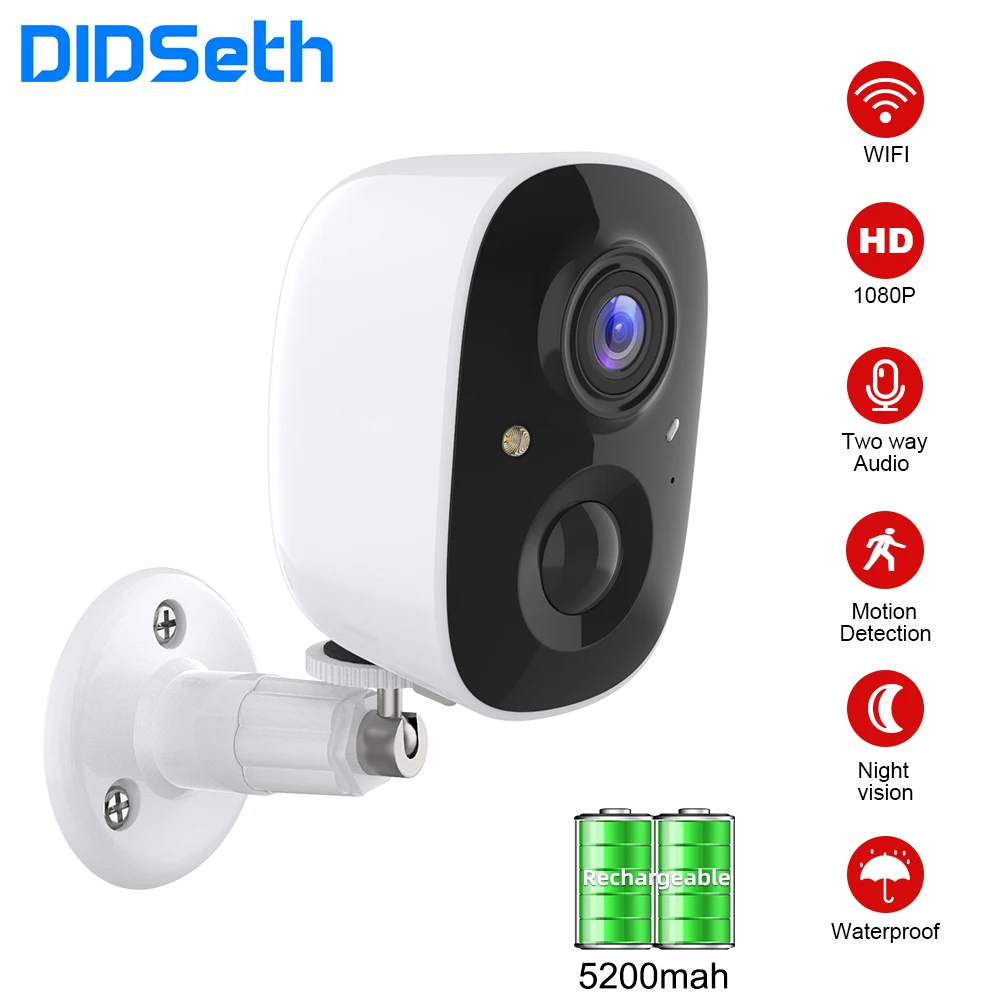 DIDSeth-4MP-Battery-IP-Camera-HD-WiFi-Outdoor-IP66-Surveillance ...