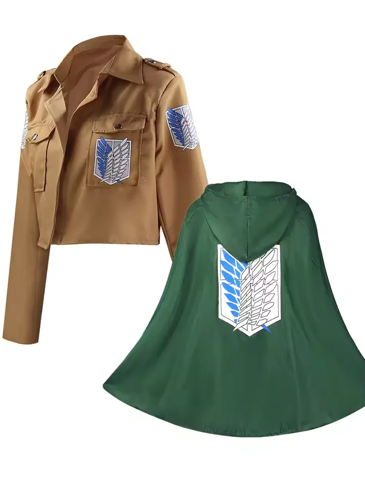 Children Teens Cosplay Survey Corps Uniform Costume Anime Character ...
