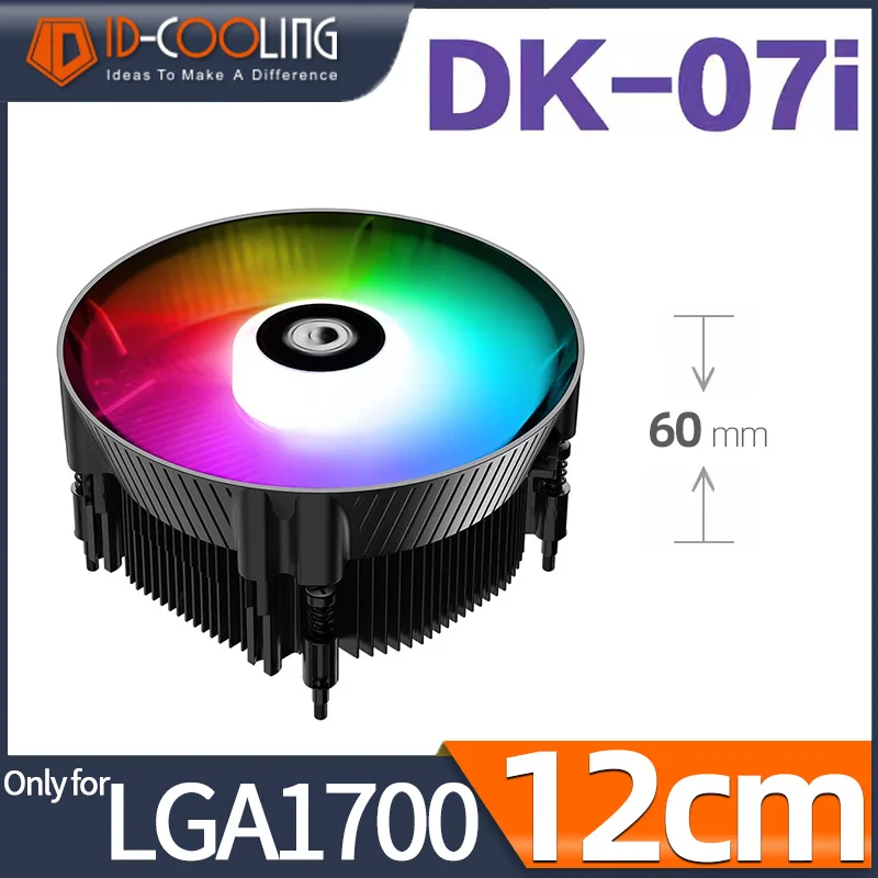ID-Cooling-DK-07i-CPU-Cooler-Low-Profile-Height-60mm-Downward-Pressure ...
