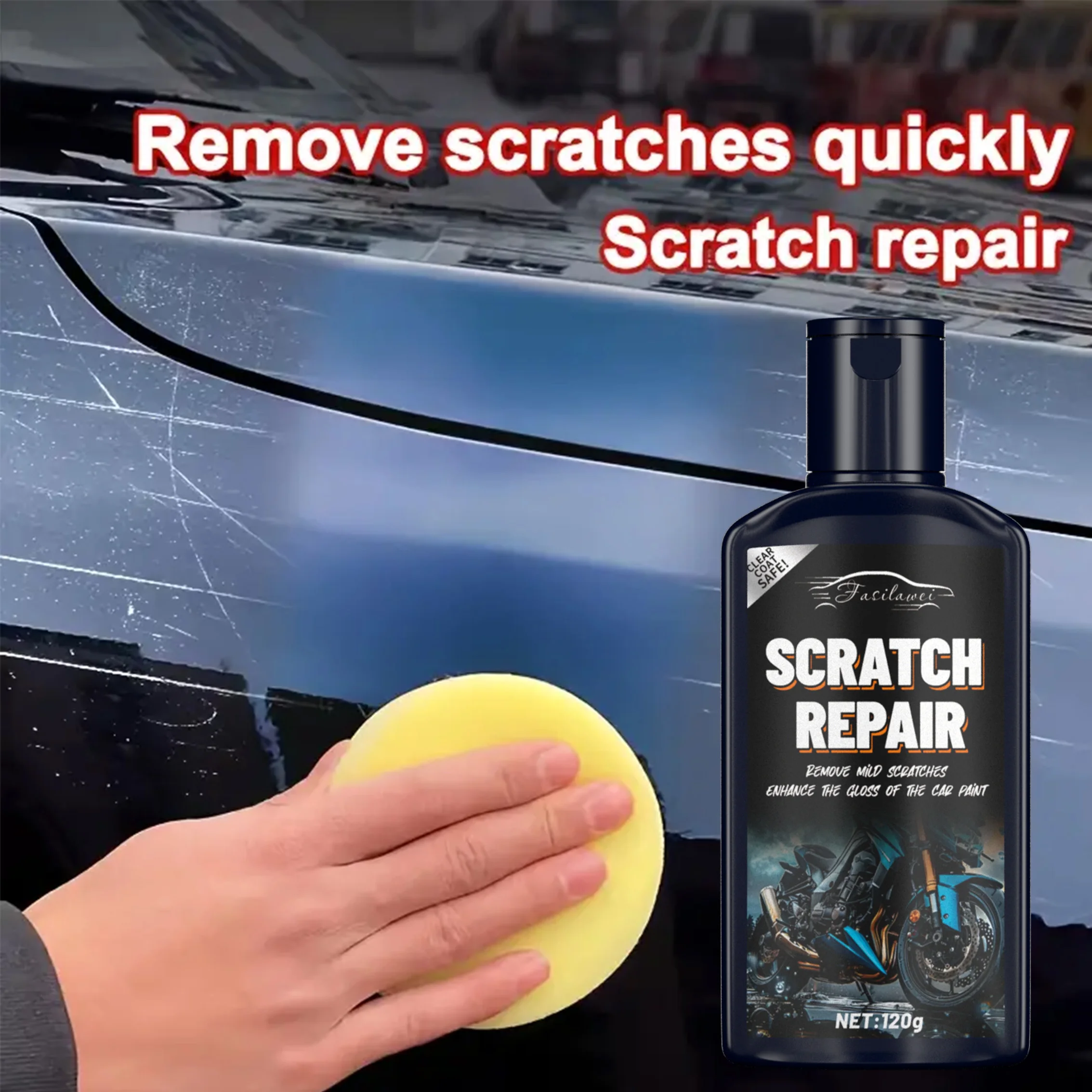 120ML Scratch Repair Wax - Quick scratch removal for cars, multi ...