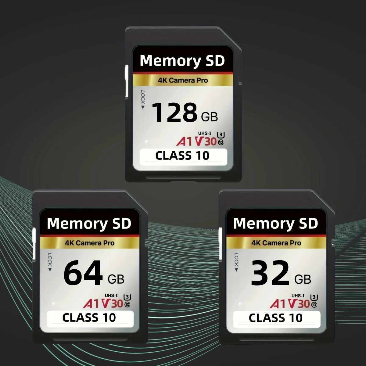 Memory-Card-U3-High-Speed-128GB-64GB-32GB-Memory-Card-Classe-10-3D-4K ...