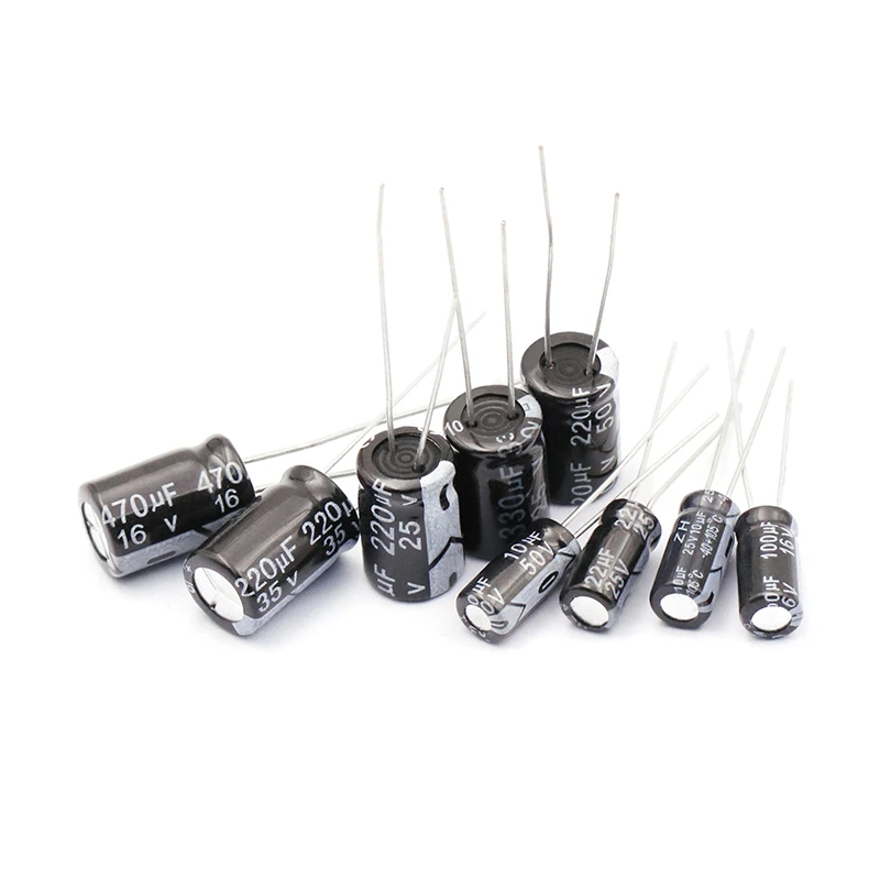 10PCS 63V Aluminum Electrolytic Capacitor 10UF 22UF 100UF 220UF 330UF 470UF 1000UF 2200UF 3300UF ...