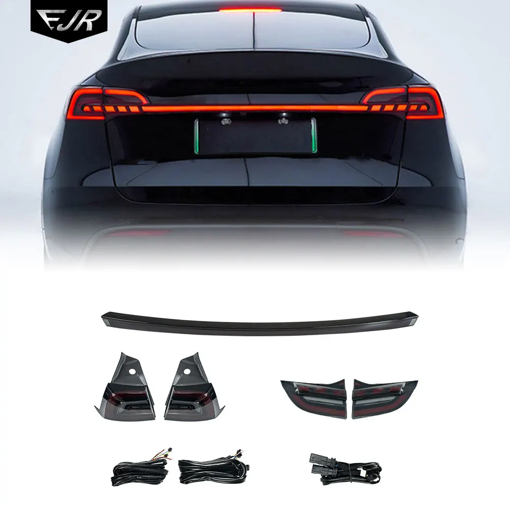 For-Tesla-Model-3-Y-2019-2023-LED-Through-Trunk-Tail-Light-Modified ...
