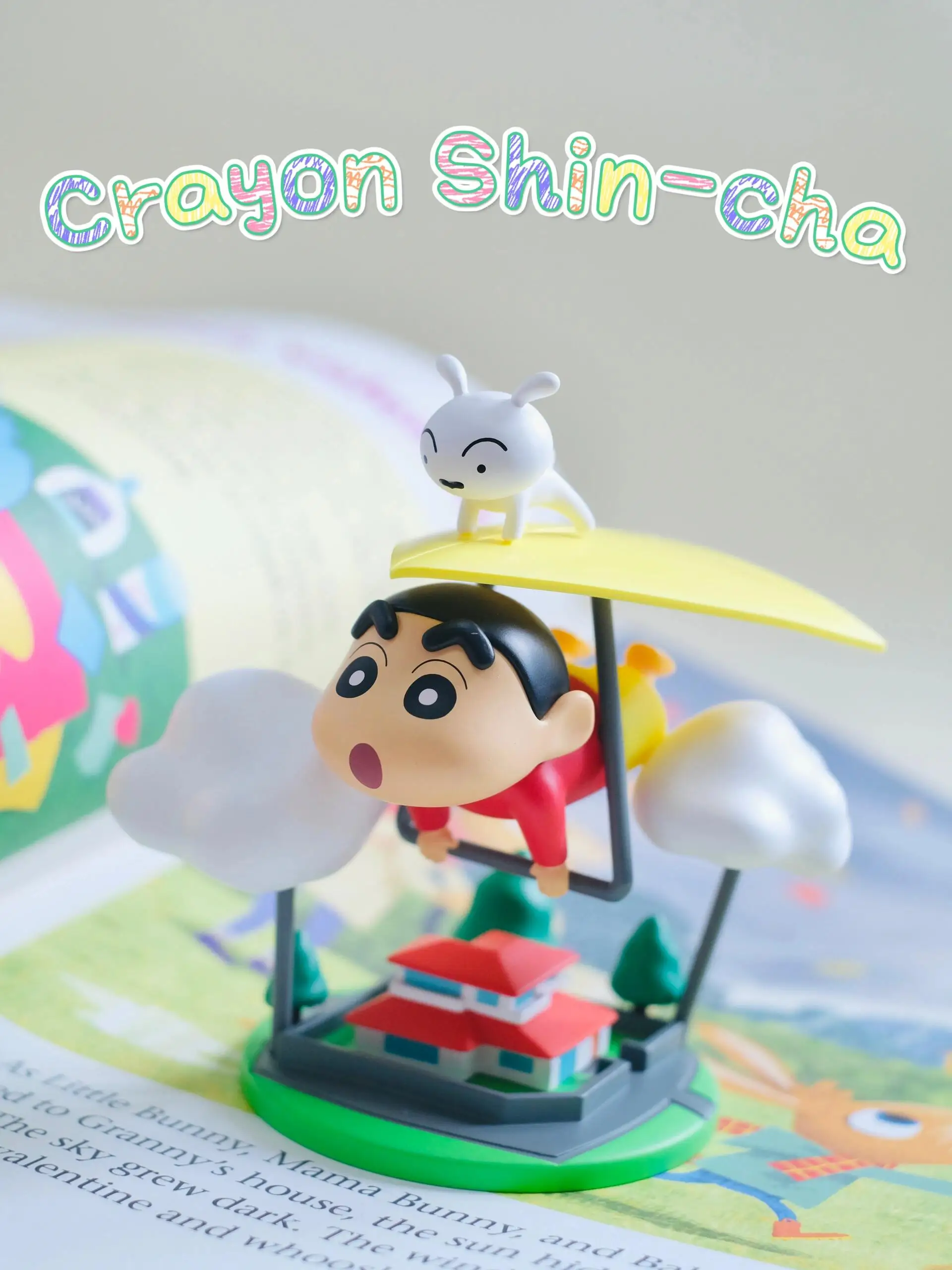 Figuras de acción de la serie Crayon Shin Chan, caja ciega, escena ...