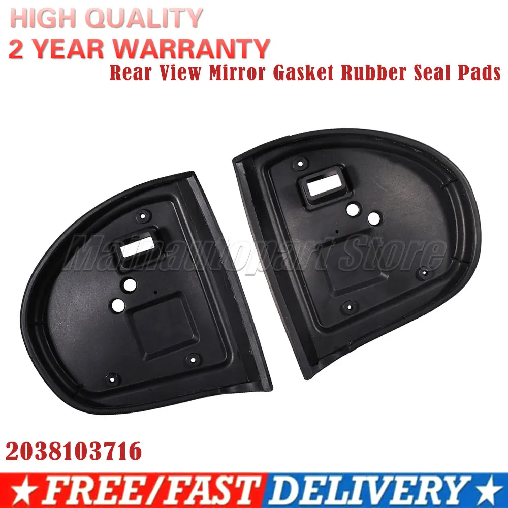 2038103716-Car-Rear-View-Mirror-Gasket-Rubber-Seal-Pads-For-Mercedes ...